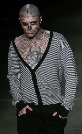 Zombi Adam Rick Genest intihar etti - En Son Haberler