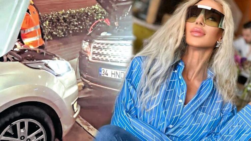 Hande Demir gece yarısı yolda kaldı - Magazin Haberleri