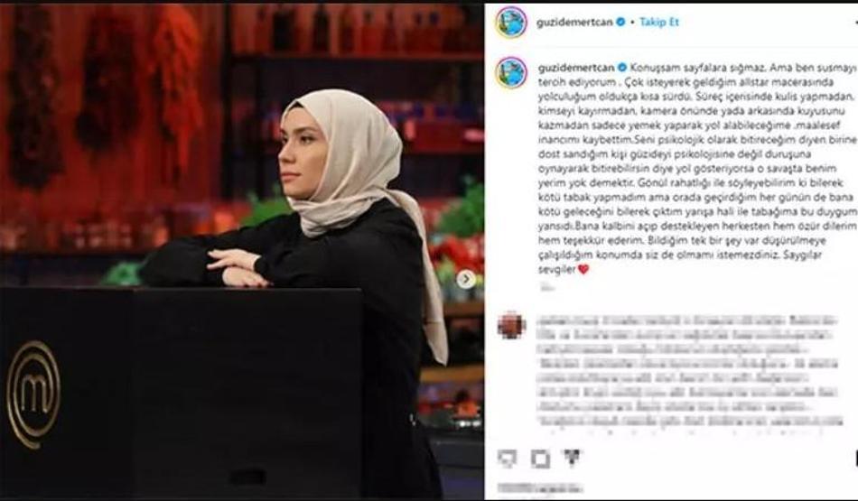 MasterChef Güzide Mertcan bilerek mi elendi? - Son Dakika Magazin Haberleri