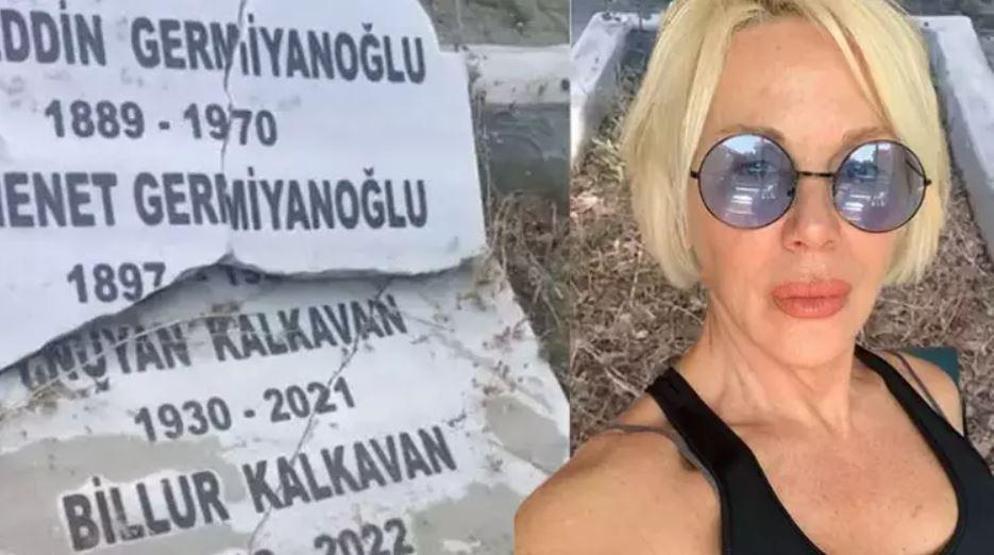 Billur Kalkavan'ın mezarının son hali gündem oldu! Buğra Bahadırlı ...