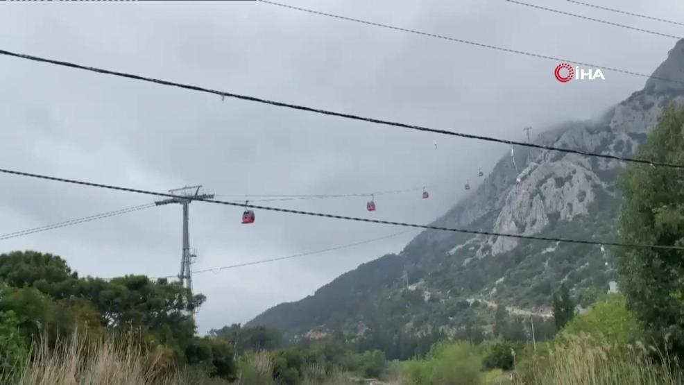 Antalya'da korku dolu anlar! Teleferik kabini düştü: 1 ölü, 10 yaralı ...