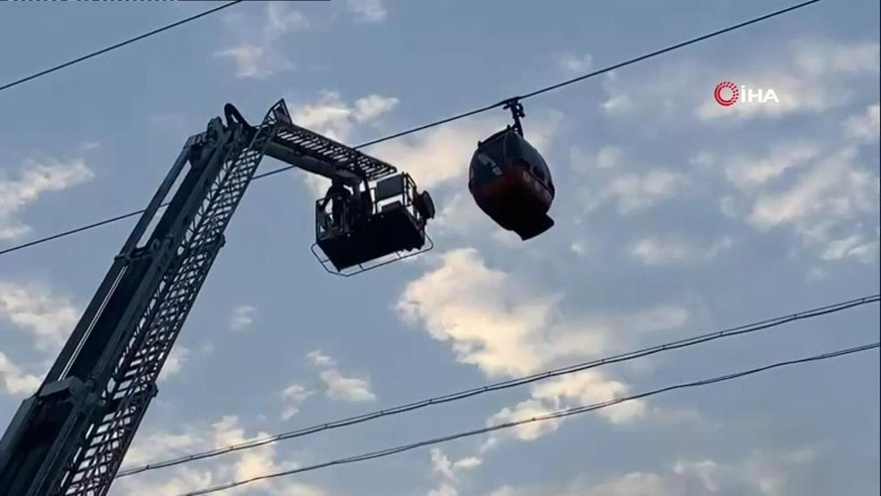 Antalya'da korku dolu anlar! Teleferik kabini düştü: 1 ölü, 10 yaralı ...