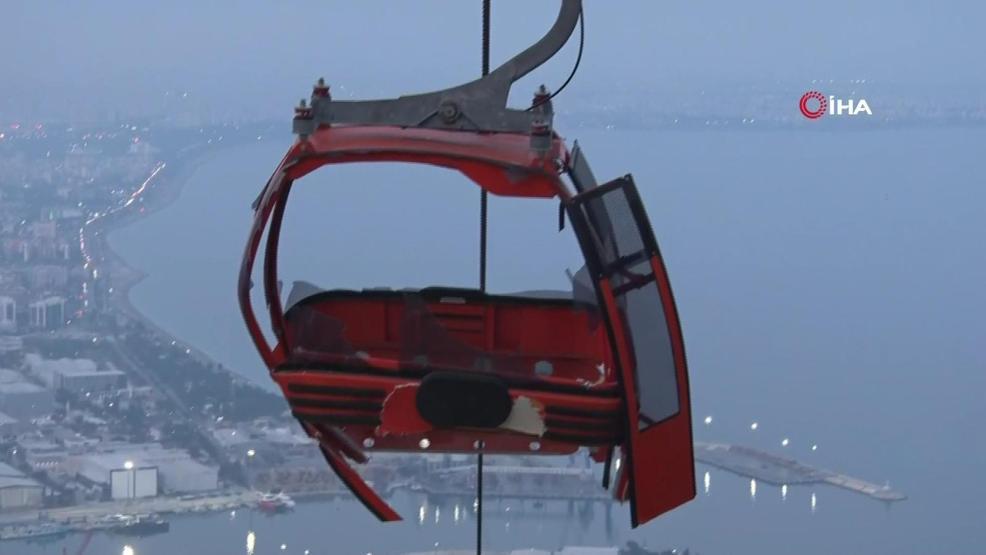 Antalya'da korku dolu anlar! Teleferik kabini düştü: 1 ölü, 10 yaralı ...