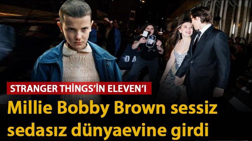Stranger Thingsin Elevenı evlendi! Millie Bobby Brown kimdir, kaç ...