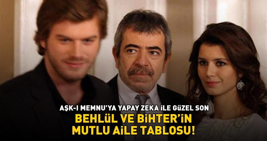 Aşk-ı Memnu'ya yapay zeka ile güzel son! 'Behlül ve Bihter'in mutlu aile tablosu' - Magazin ...