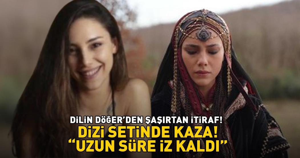 Kudüs Fatihi Selahaddin Eyyubi'nin setinde kaza! Dilin Döğer'den şoke ...