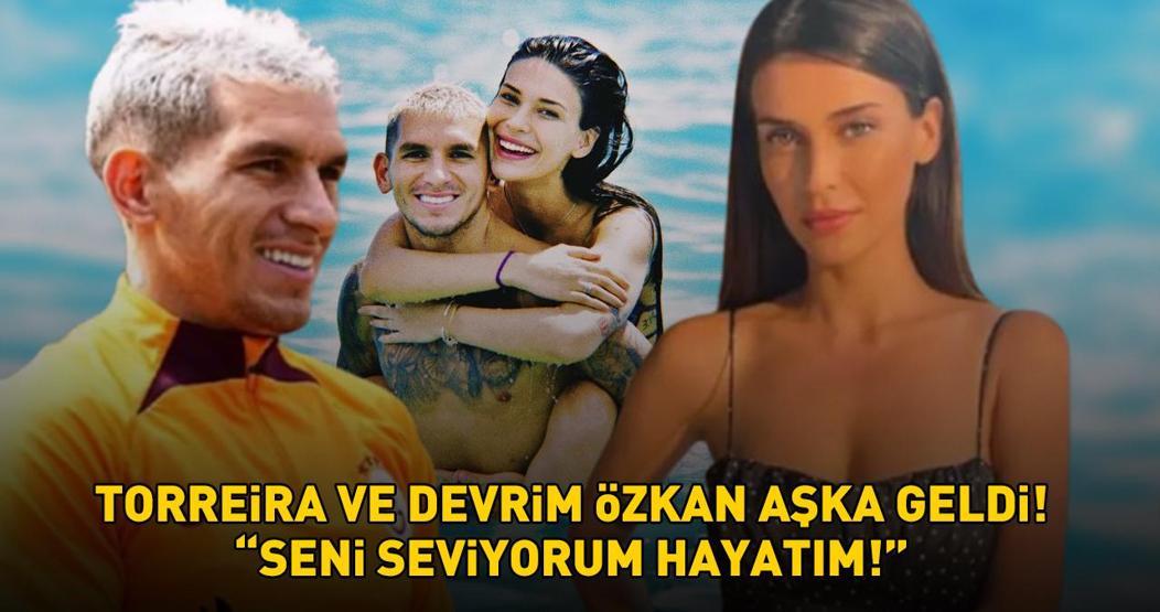 Galatasaray'ın yıldızı Torreira ile Devrim Özkan aşka geldi! 'SENİ ...