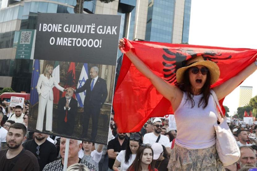 İsrail ve Trump bağlantılı projeye büyük tepki Arnavutluk ayakta ...