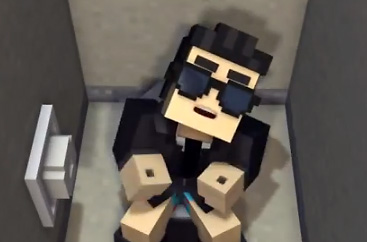 Gangnam değil, Minecraft Style...