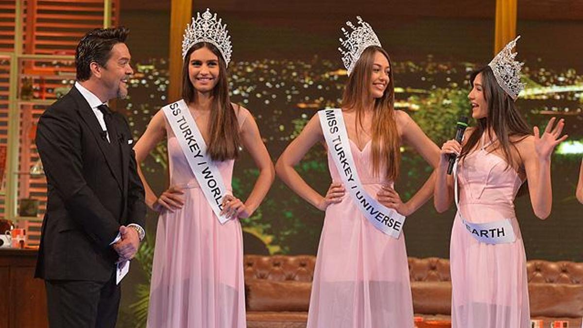 Miss Turkey güzelleri ile Beyazın güldüren diyalogları - Son Dakika ...