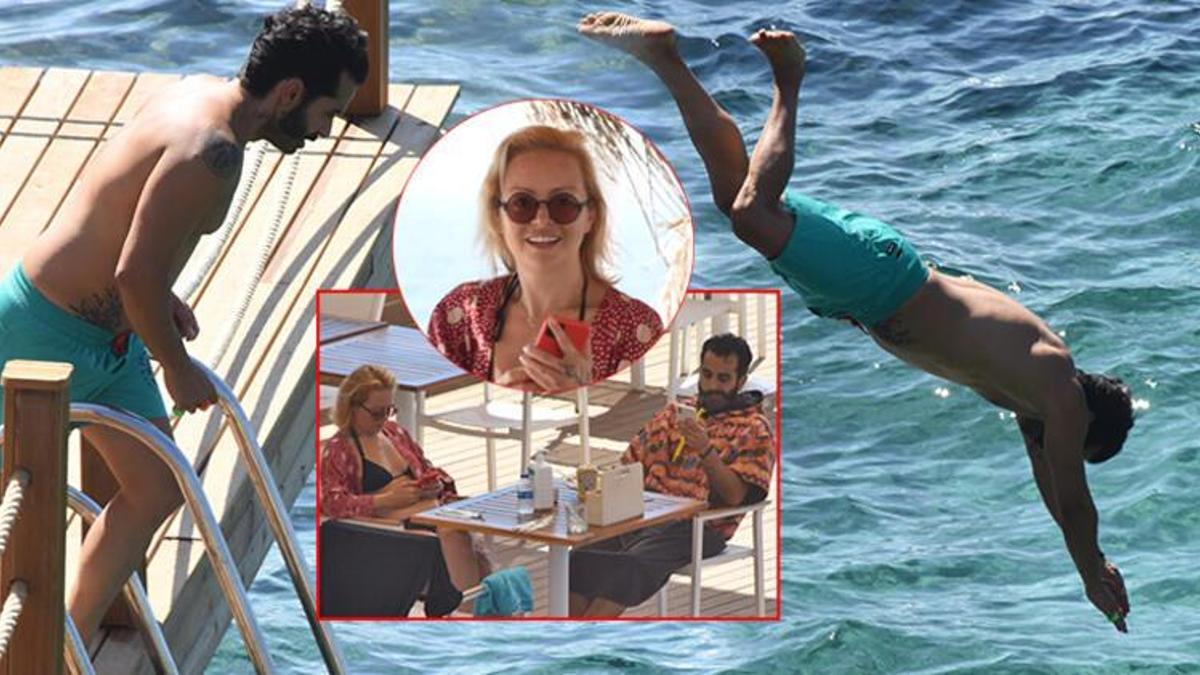 Gökhan Türkmen ve eşi Sinem Aksoy, Bodrum tatilinde - Magazin Haberleri