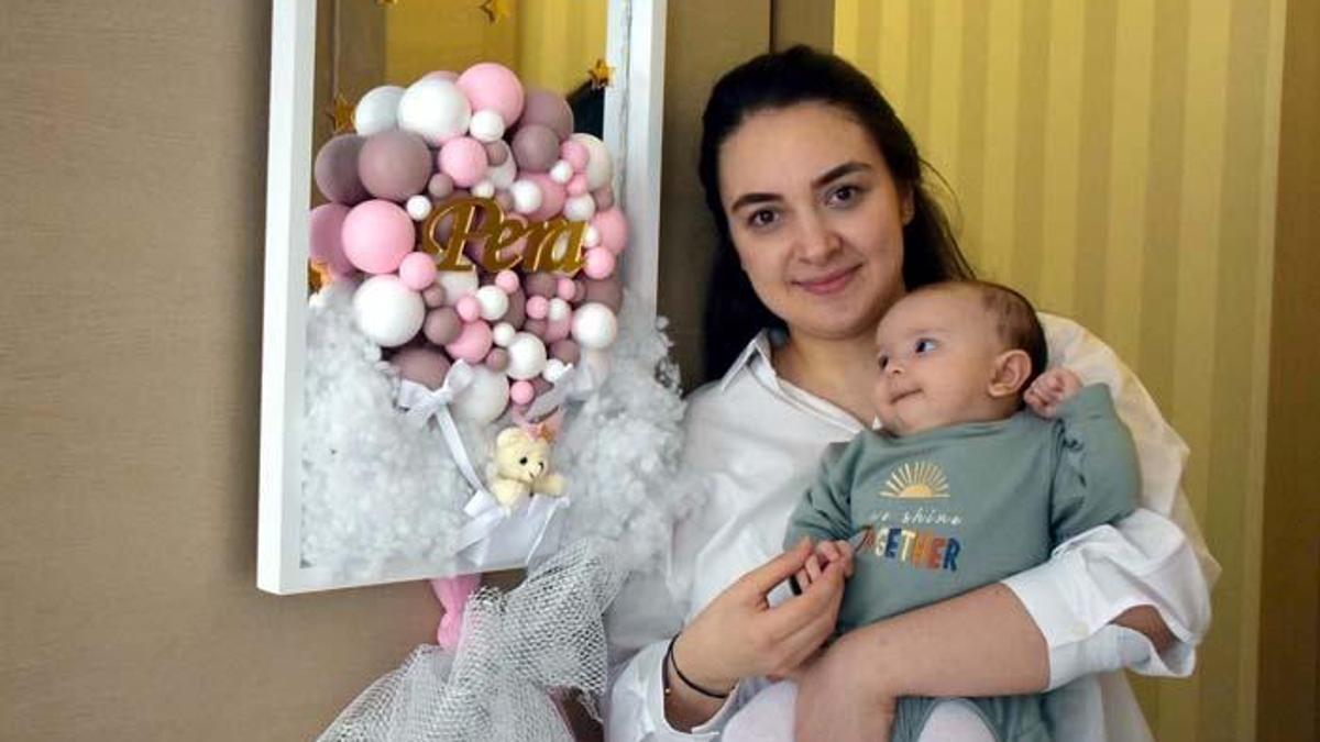 Topuktan alınan kan ile erken tanı konan ilk bebek Pera, SMA ile ...