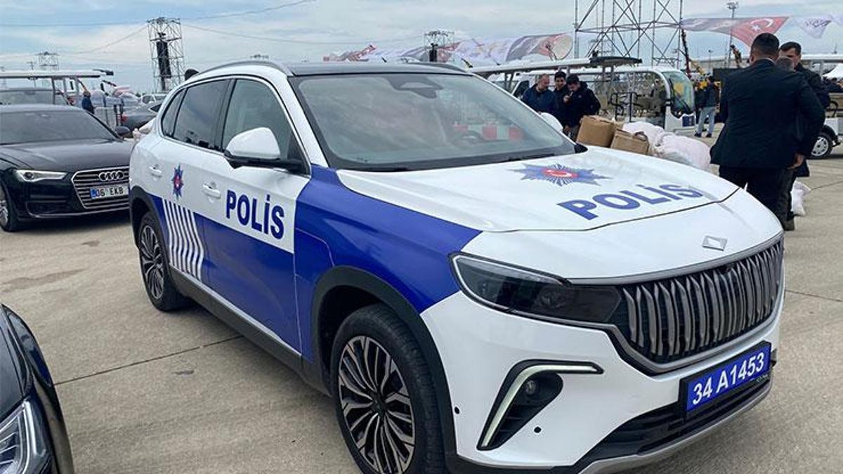 Togg polis arabası olarak ilk kez görüntülendi - | Video
