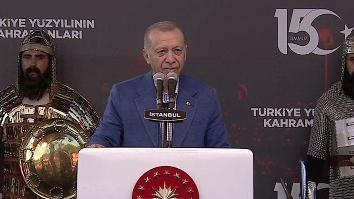 Son dakika... Cumhurbaşkanı Erdoğan'dan 15 Temmuz mesajı: Değil 7, 77 ...