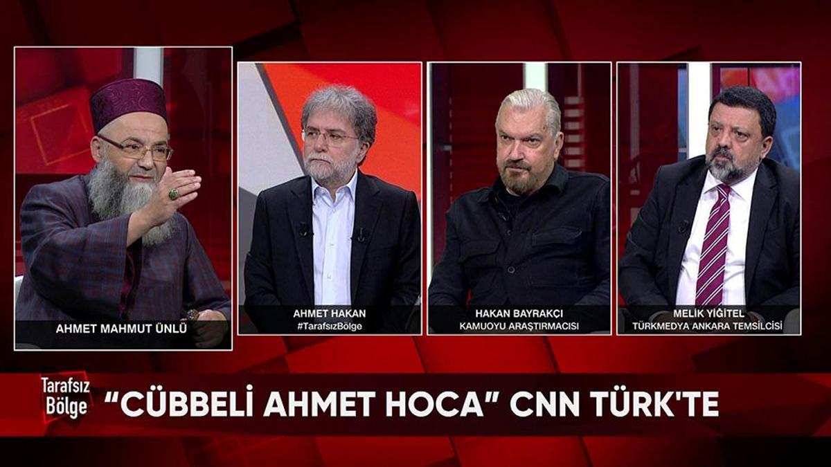 Cübbeli Ahmet Hoca olarak bilinen Ahmet Mahmut Ünlü, Tarafsız Bölge'de ...