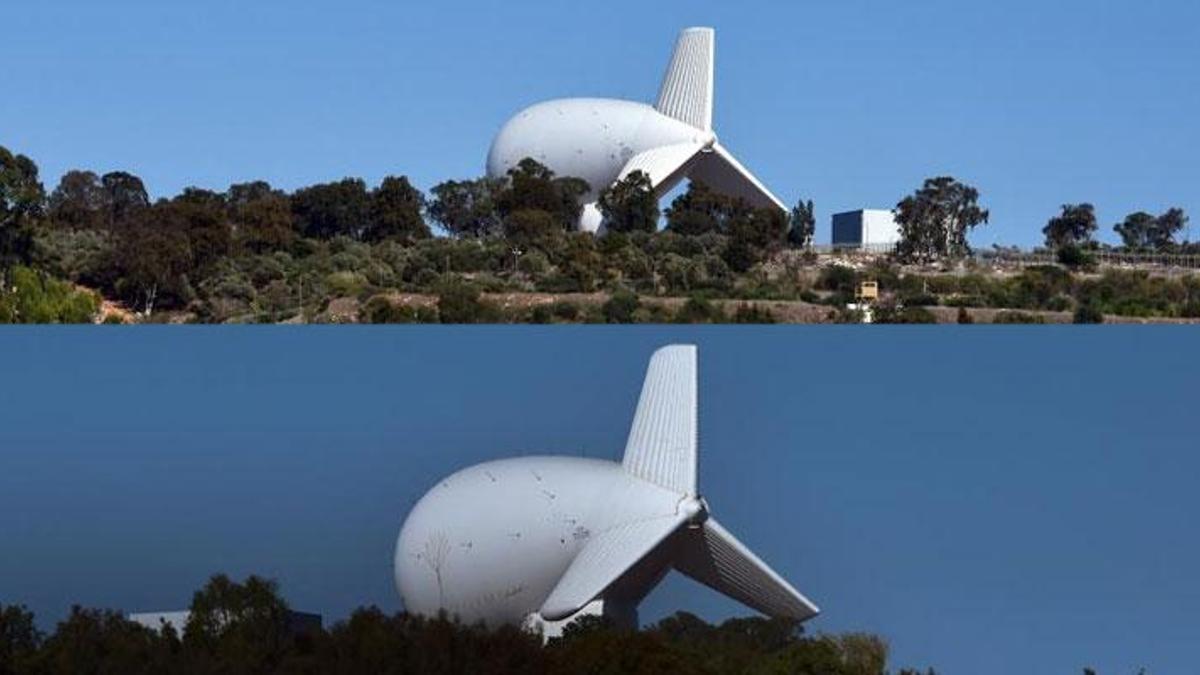 İsrail sınır güvenliğini böyle sağlıyor... Sky Dew görüntülendi ...