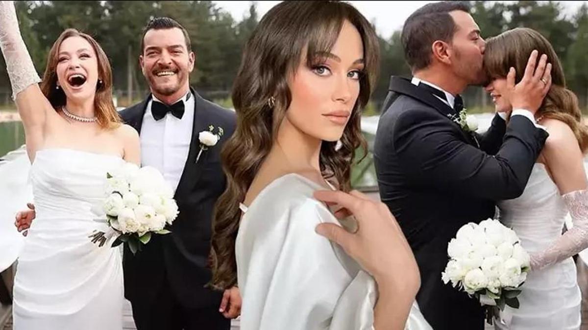 Buse Arslan ile Çağrı Şensoy, evlendikten sonra ilk kez objektiflere ...
