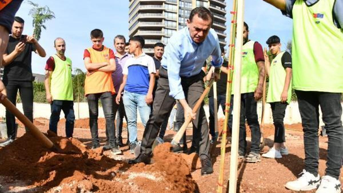 Yenişehir Belediyesi kente yeşil alanlar kazandırmaya devam ediyor ...