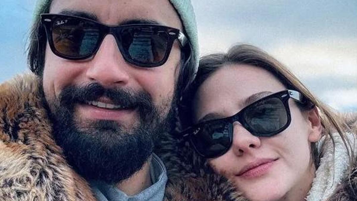 Alina Boz ve Umut Evirgen balayında! Pozlarına beğeni yağdı: Karlar ...