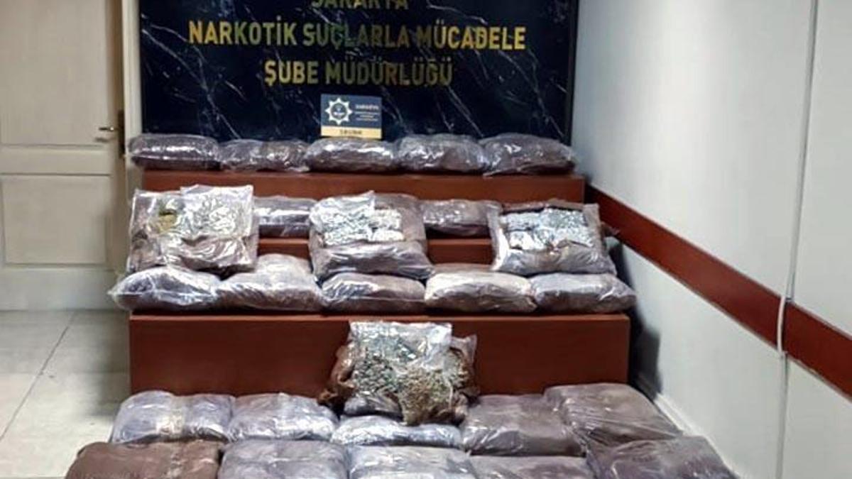 Sakarya merkezli 3 ilde 178 kilo uyuşturucu ele geçirildi, 4 gözaltı ...