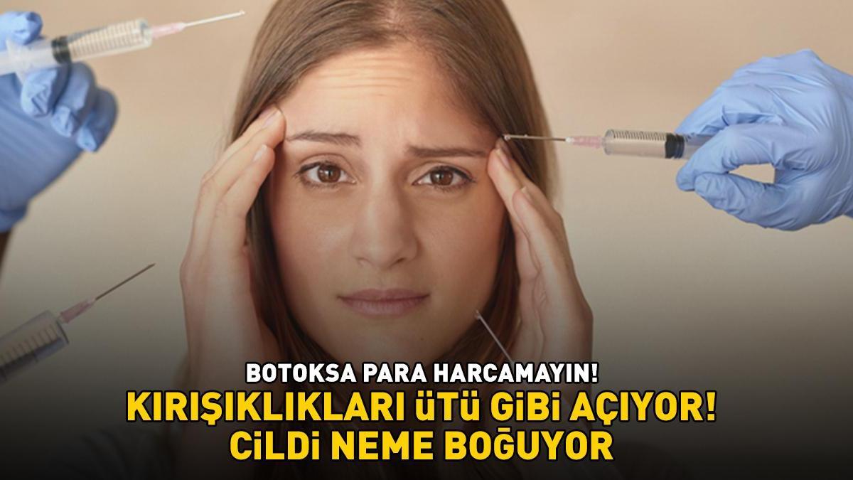 BOTOKSA PARA HARCAMAYIN! Kırışıklıkları ütü gibi açıyor, cildi neme ...