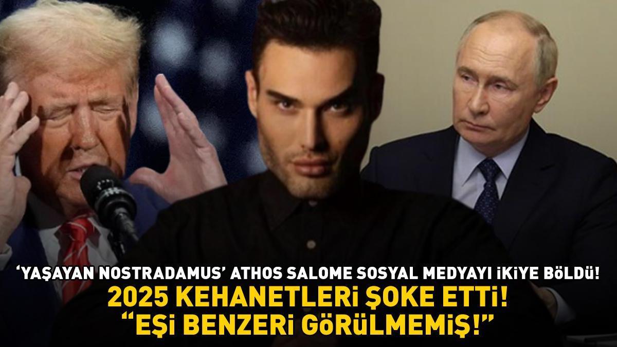 'Yaşayan Nostradamus' Athos Salome 2025 kehanetlerini sıraladı! Eşi benzeri görülmemiş! 'YENİ ...
