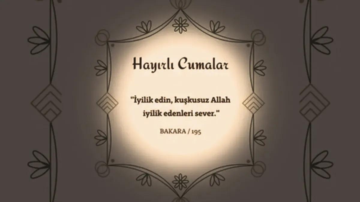 Bayraklı, Yazılı Cuma Mesajları 2025! Anlamlı, Güzel, Dualı, Ayetli ...