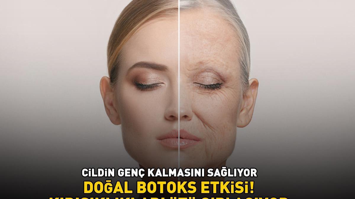 Doğal botoks etkisi! 1 damlası kırışıklıkları ütü gibi açıyor, cildin ...