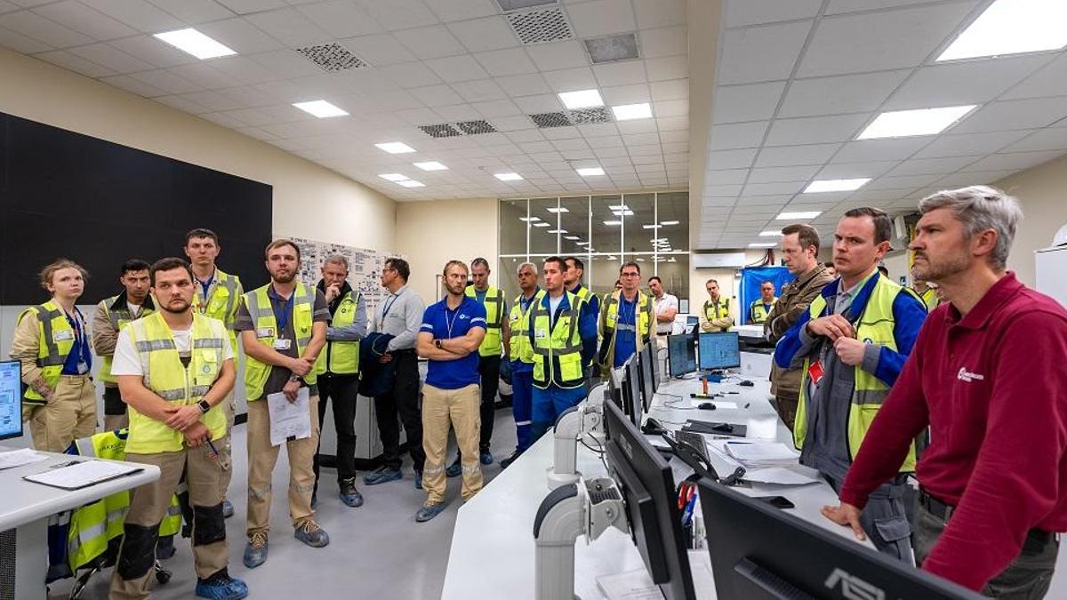 Akkuyu NGS'de 1. güç ünitesinde ana sirkülasyon pompasının motorları ...