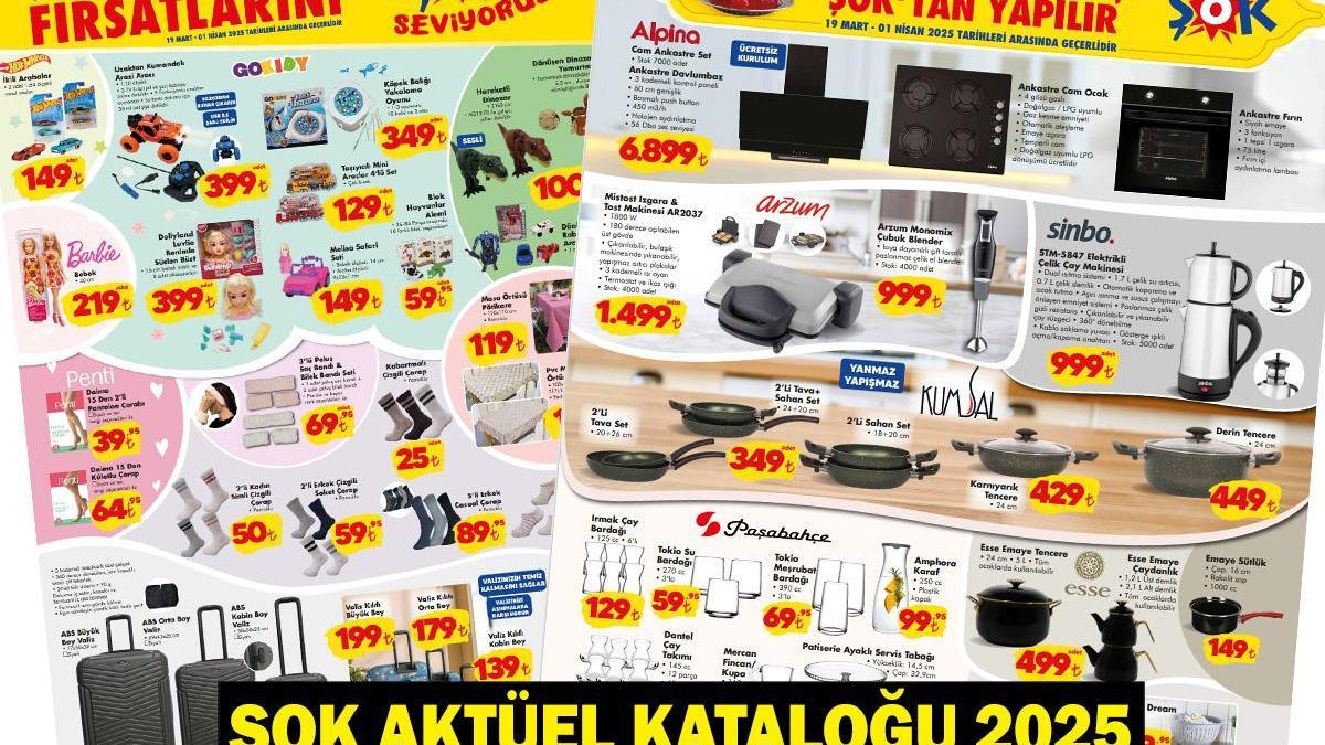 ŞOK Market, Mart ayı boyunca indirimlerine devam ediyor! 19 Mart ...