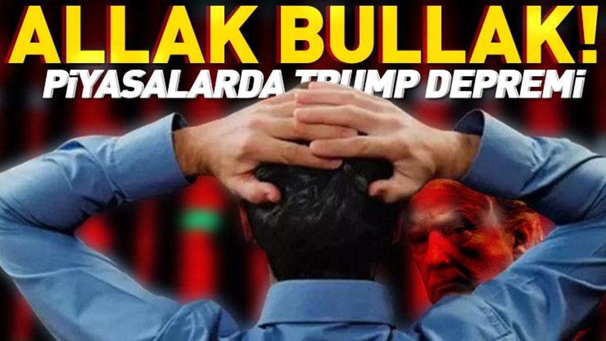 SON DAKİKA... Piyasalarda Trump depremi! Allak bullak oldu