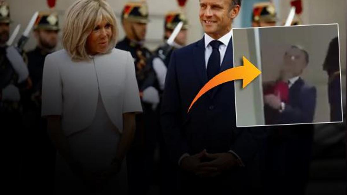 SON DAKİKA Macrona Tokat! Emmanuel Macron Eşi Brigitteten Tokat mı Yedi ...