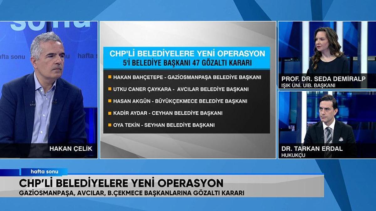 Seda Demiralp ve Tarkan Erdal, CHP'li belediyelere yeni operasyonu ...