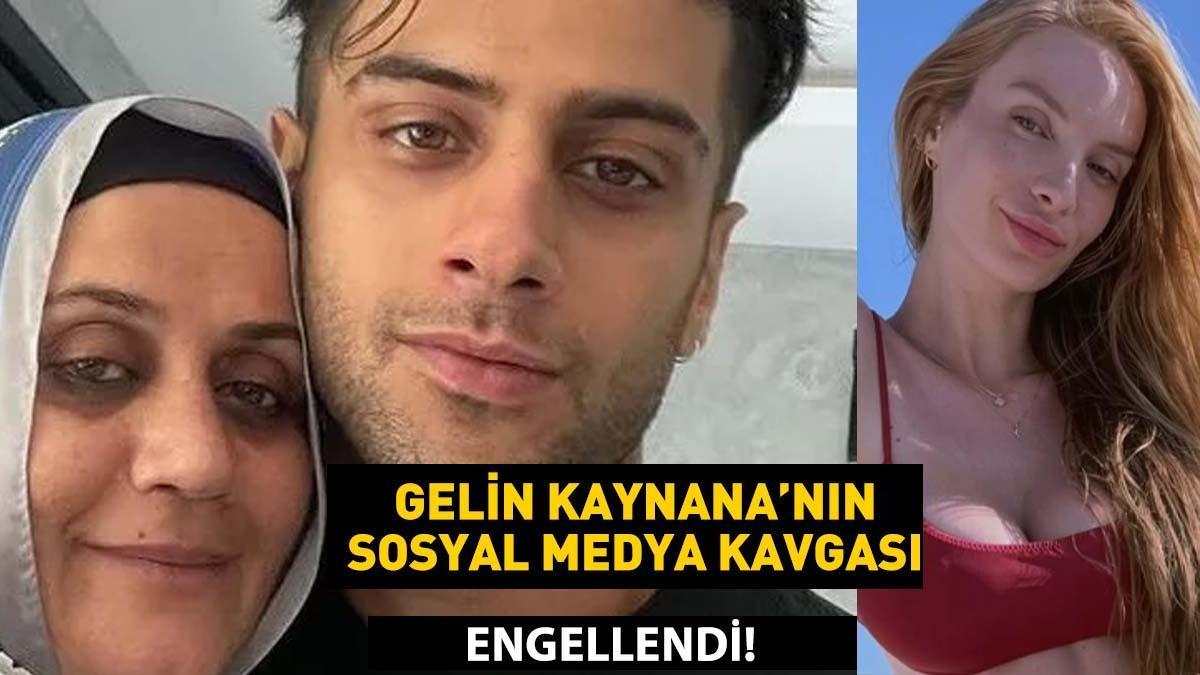 GELİN KAYNANA KAVGASI! Reynmen'in eşi Cansu, kaynanası Nasibe Yılmaz'ı ...