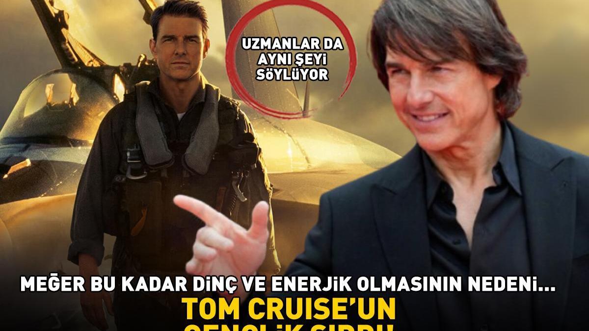 TOM CRUISE'UN GENÇLİK SIRRI! Uzmanlar da hemfikir! Meğer bu kadar dinç ...