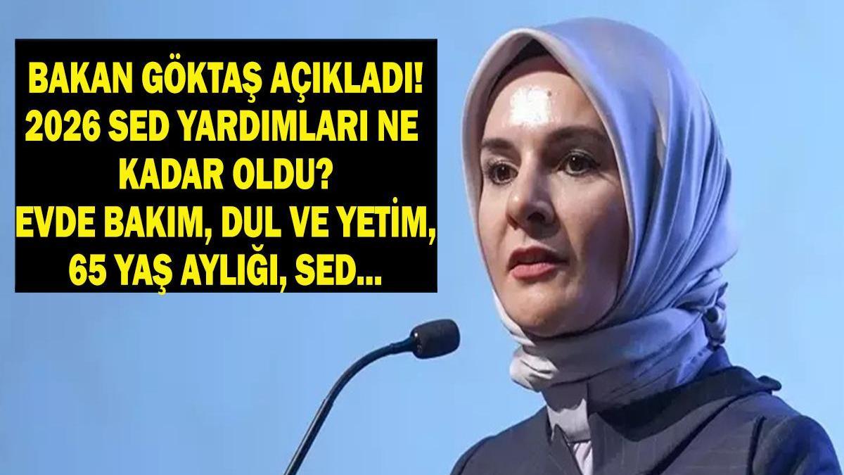 2026 SOSYAL DESTEK ÖDEMELERİ: Bakan Göktaş Açıkladı! İşte 2026 Evde ...