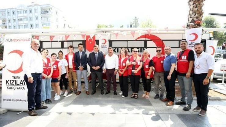 Karşıyaka Belediye Başkanı Tugay: Bir ünite kan ile 3 kişiye can olun ...