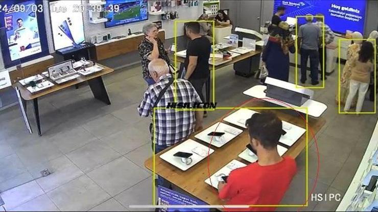 Elazığda telefon hırsızlığı kamerada - Elazığ Haber