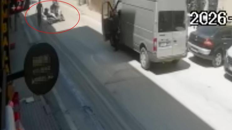 Yola dökülen mazotun neden olduğu kazalar kamerada - İnegöl Haber