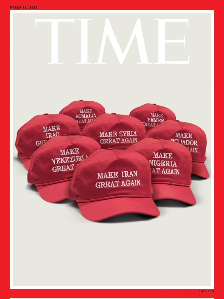 TIME'dan Donald Trump için şapkalı kapak: Make Iran Great Again - Son ...